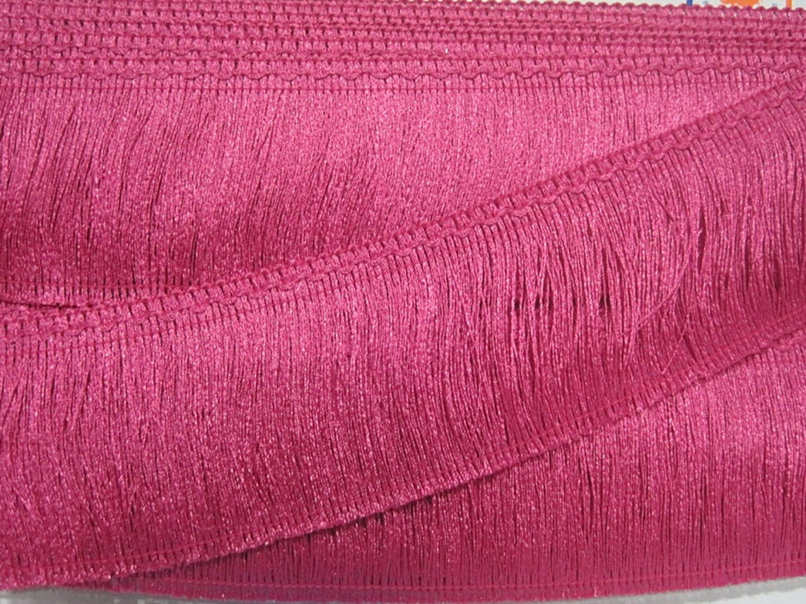 1 Yard 3 Hot Pink Chainette Fringe Pink Trim Fringe | Etsy