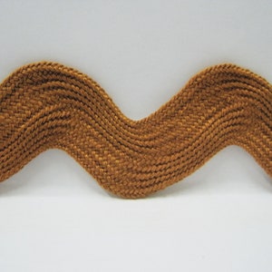 5 Yards Brown Jumbo Rick Rack Trim Brown Rick Rack Jumbo Ric | Etsy