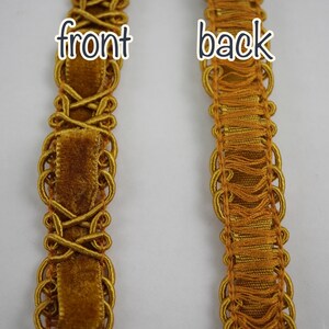 5 Yards 5/8" Classic Gold Braid Trim, Classic Gold Braid Trim, Gimp ...
