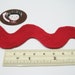 5 Yards Red Jumbo Rick Rack Trim, Red Rick Rack, Jumbo Ric Rac, Rick ...