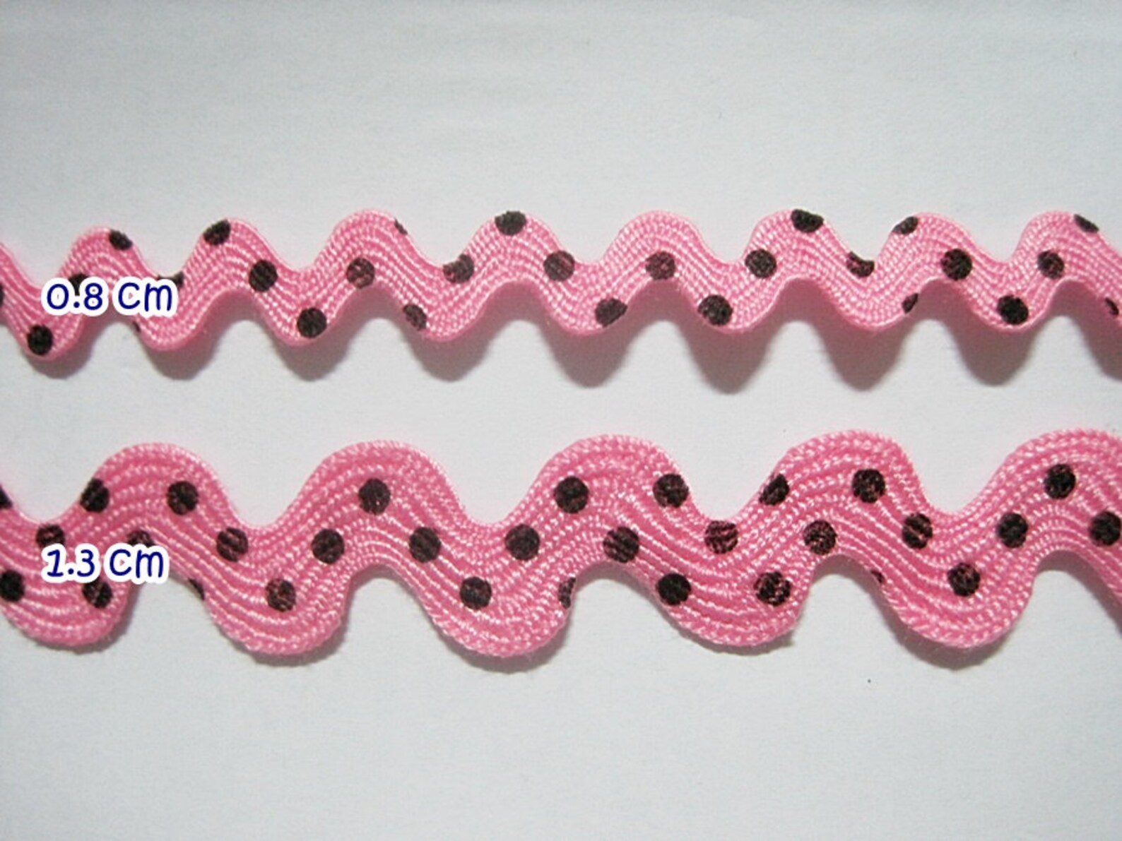 5 Yards Orange Polka Dot Mini Rick Rack Trim, Ric Rac, Rick Rack ...