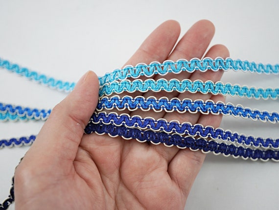 5 Yards Blue Rick Rack Rick Rack Trim Zig Zag Trim Zig Zag - Etsy