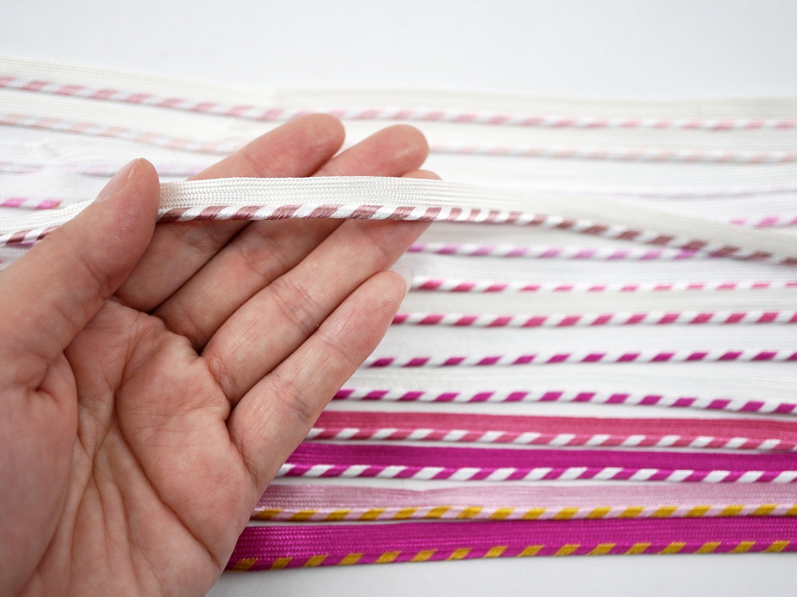 5 Yards Pink Lip Cord Piping Edge Piping Decorative Edging - Etsy