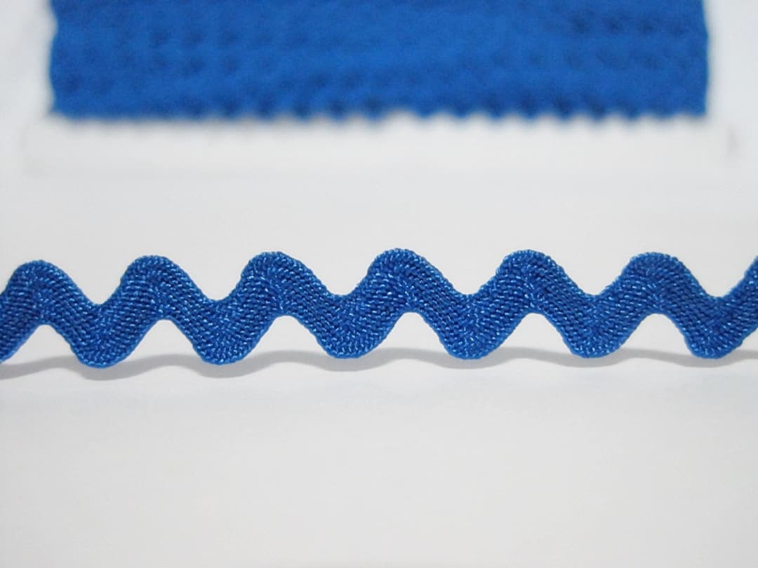 5 Yards Royal Blue Mini Rick Rack Trim, Wholesale Trim, Ric Rac Trim ...
