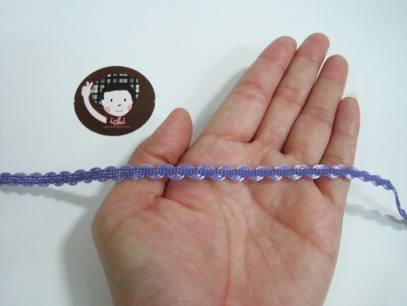 5 Yards 1/4 Purple Shiny Braid Braided Trim Braid Lace - Etsy