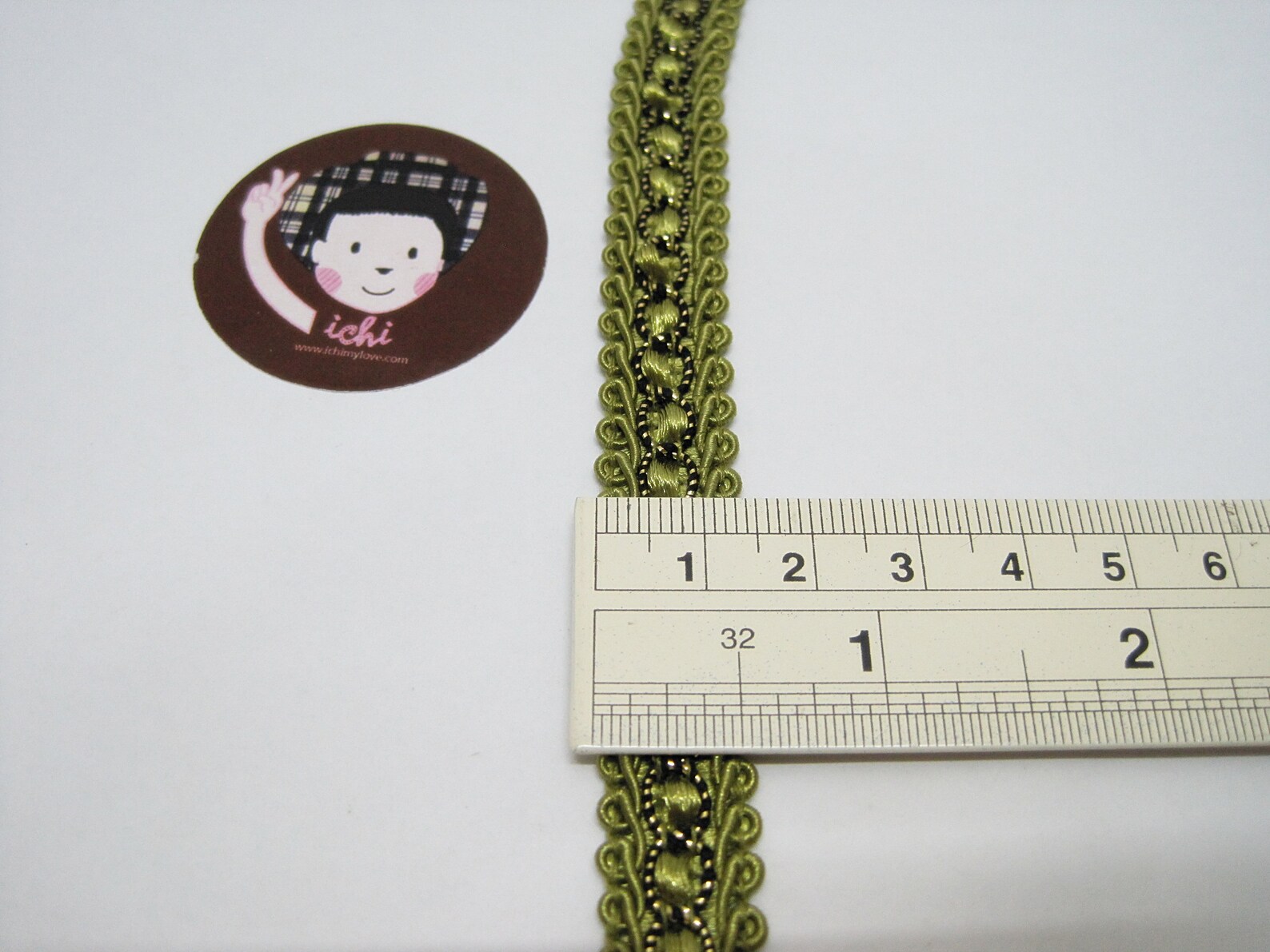 5 Yards 1/2" Olive Drab Green Gimp Braid Trim, Gimp Braid, Braided Gimp ...