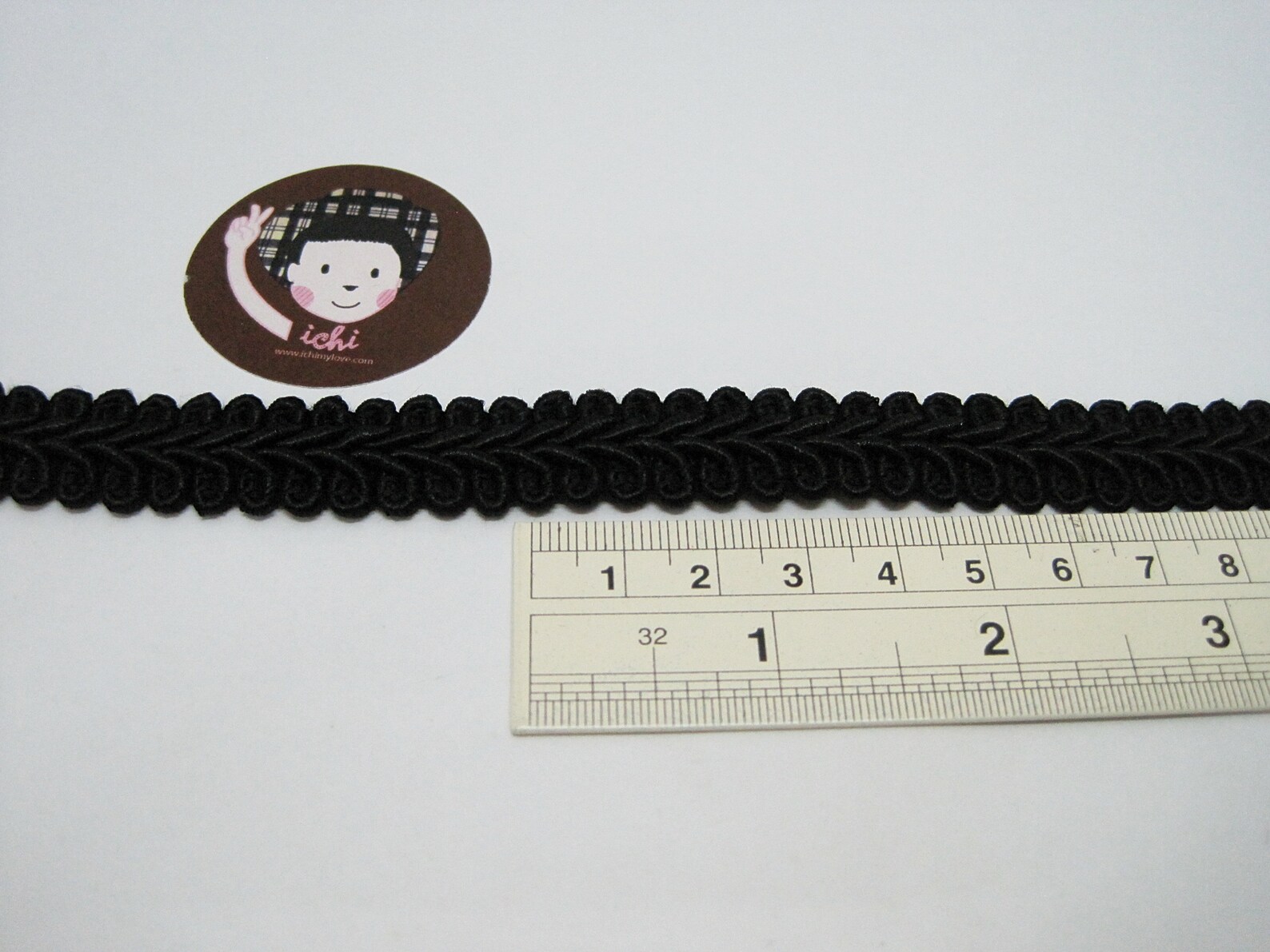5 Yards 9/16 Black Gimp Braided Trim Gimp Braid - Etsy
