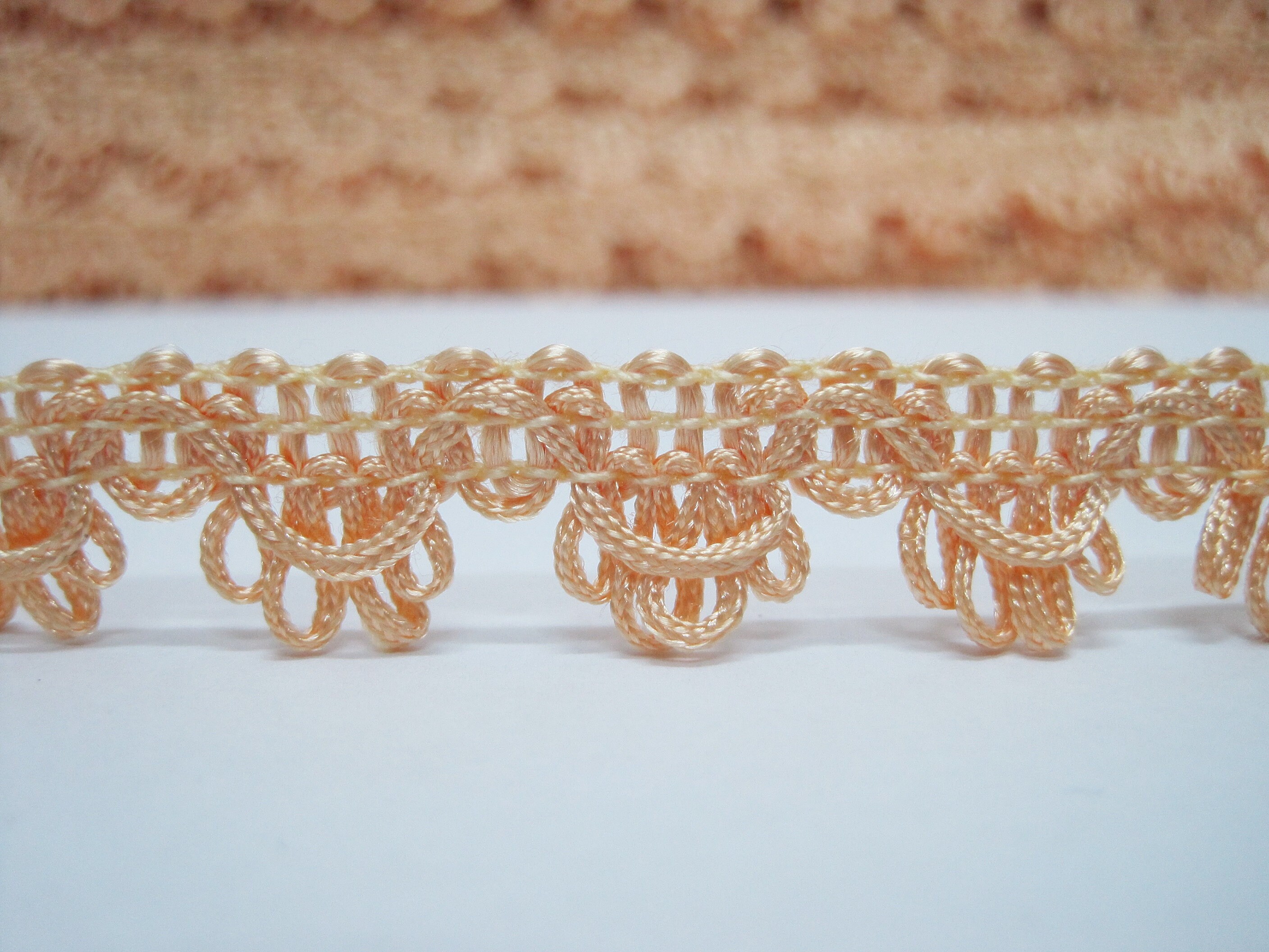5 yards Apricot Lace Trim Orange lace Loop Trim wholesale | Etsy