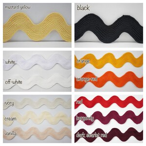 5 Yards Black Jumbo Rick Rack Trim Black Rick Rack Rick Rack - Etsy