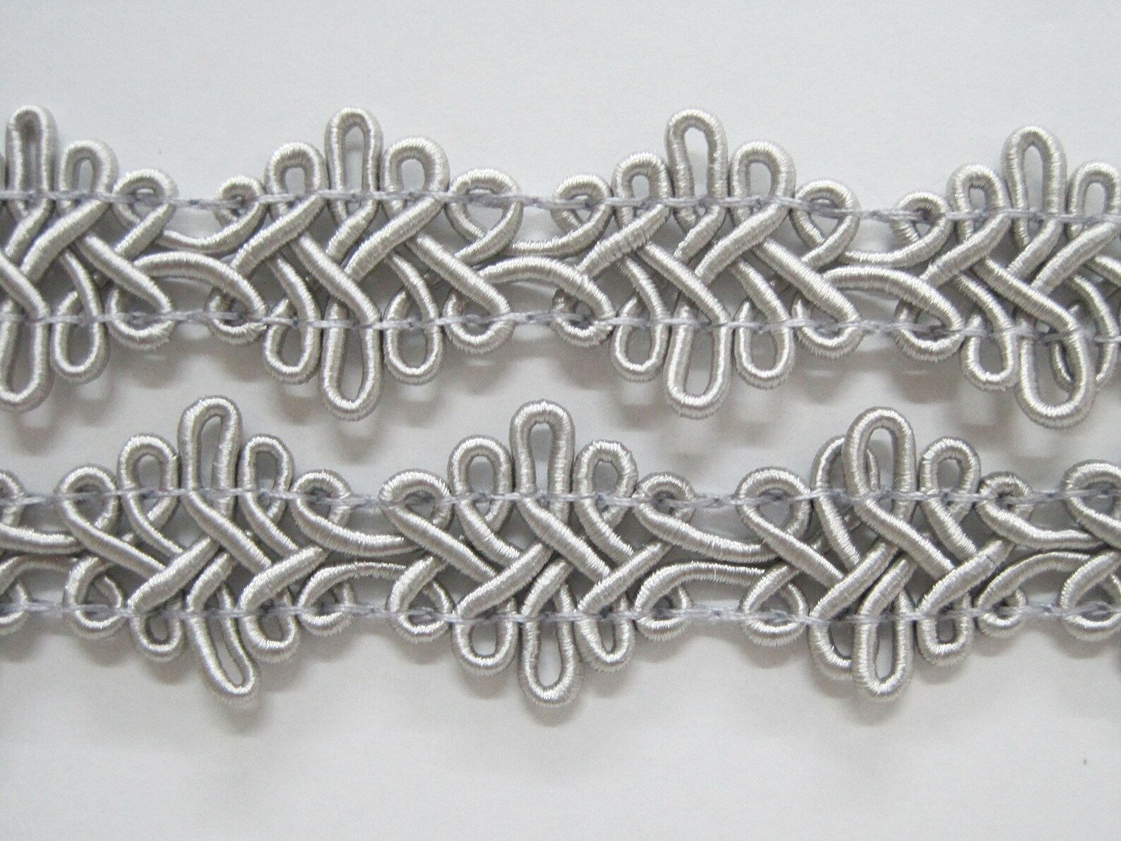 5 Yards 3/4 Silver Braid Trim Silver Gimp Braid - Etsy