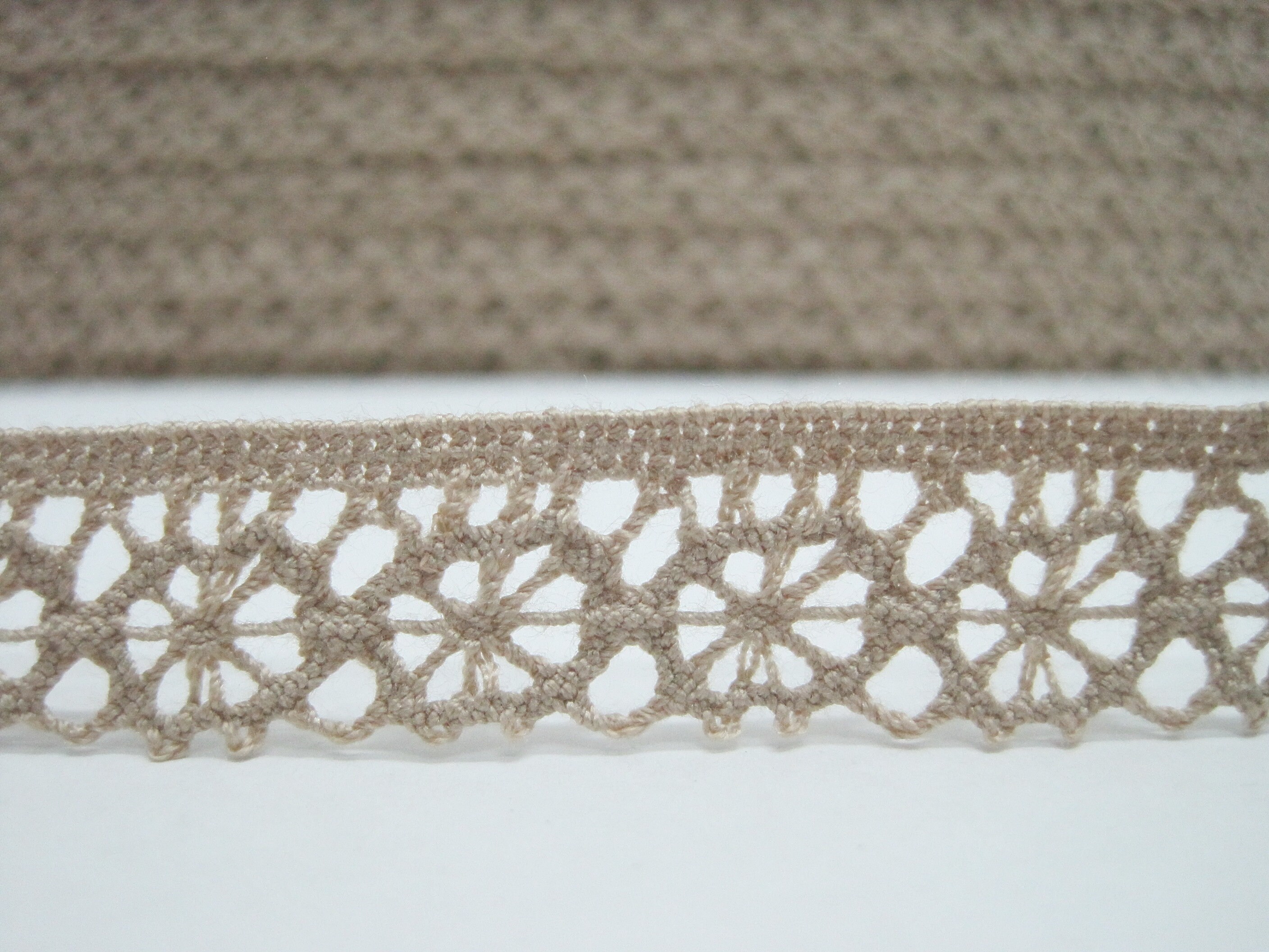 5 yards 9/16 Brown Crochet Lace Trim Lace Trim Crochet | Etsy