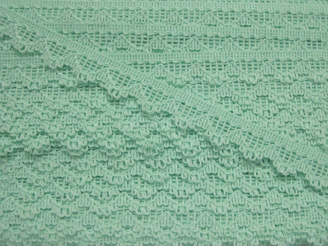 5 Yards 5/8" Mint Lace Trim, Lace Trim, Lace Trim Ribbon, Wholesale ...