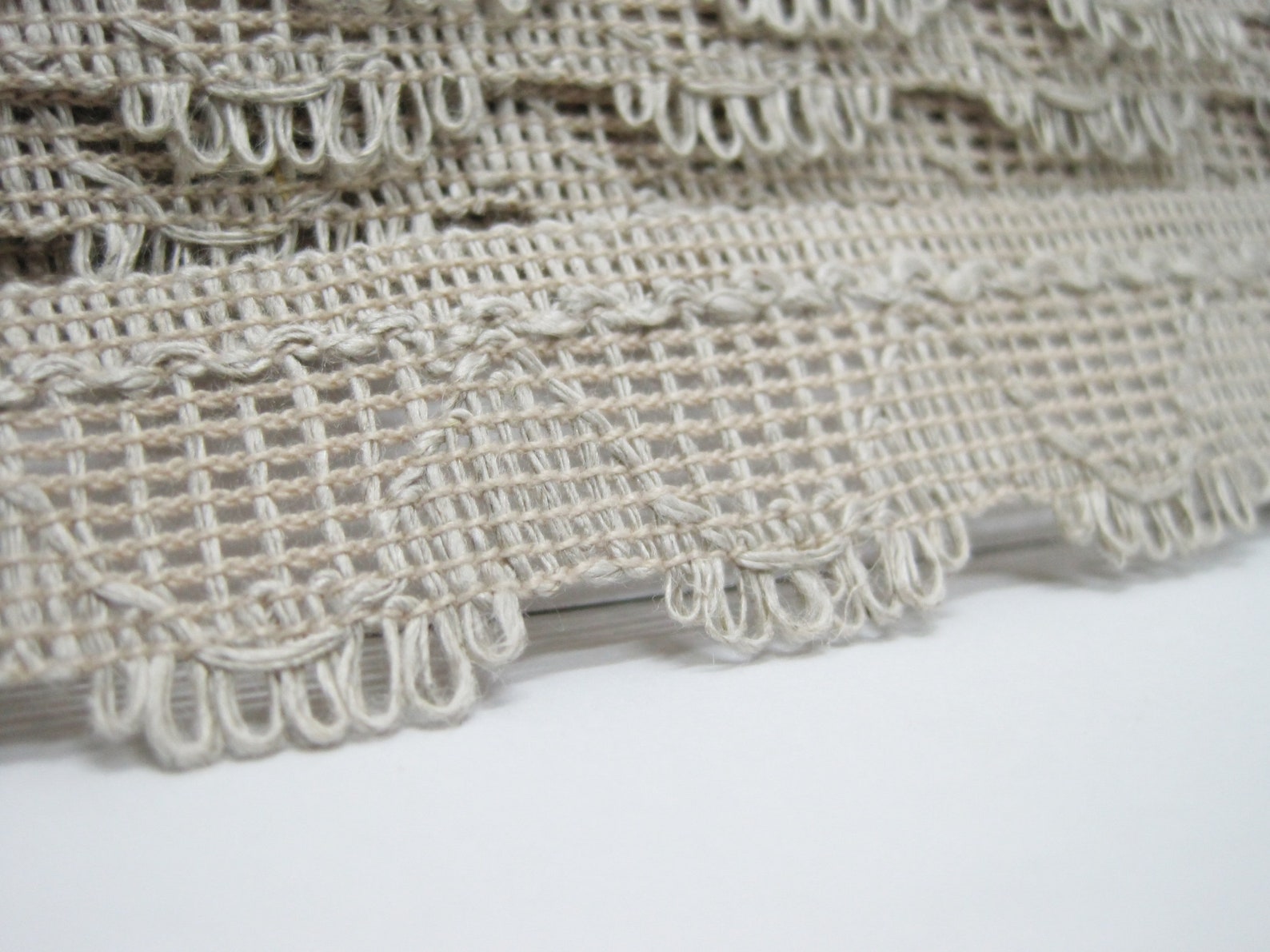 5 Yards 100% Linen Lace Natural trim wholesale trims linen | Etsy