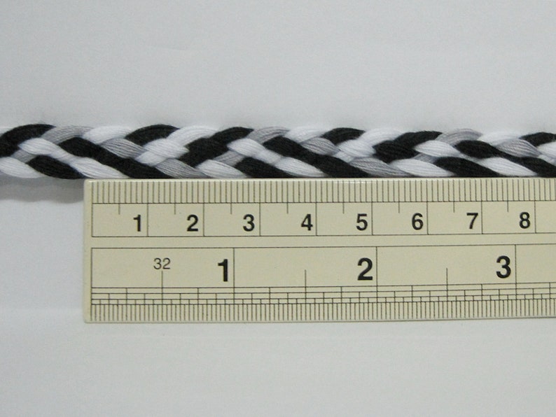 5 Yards Braided Trim Multicolored Trim Flat Braided Cord - Etsy
