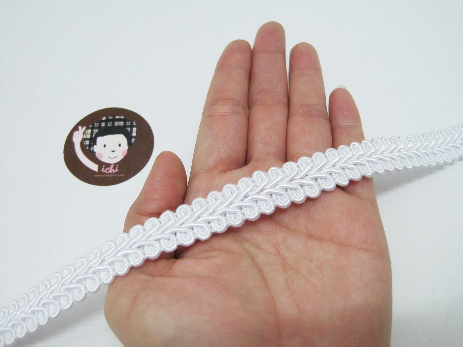 5 Yards 9/16 White Gimp Braided Trim Gimp Braid | Etsy