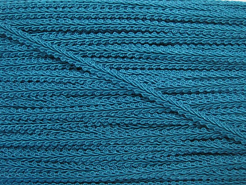 5 Yards 3/16 Aqua Blue Gimp Braided Trim Gimp Braid - Etsy