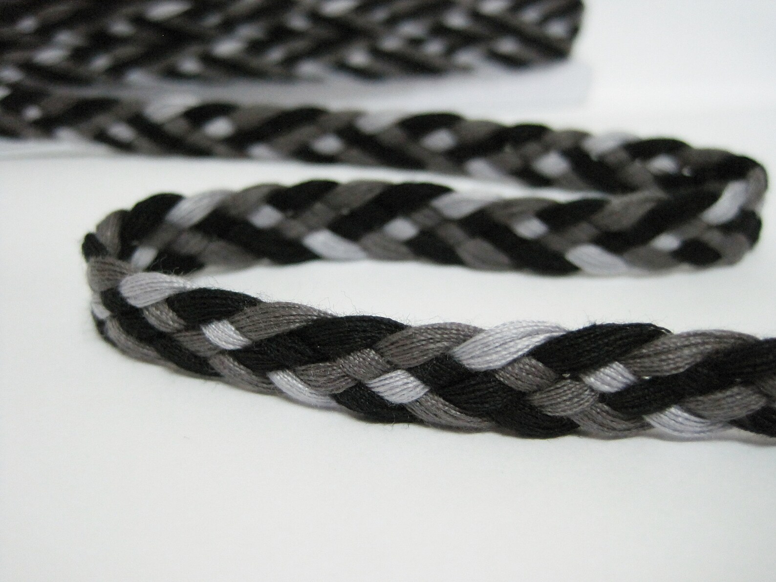 5 Yards Braided Trim Multicolored Trim Flat Braided Cord | Etsy