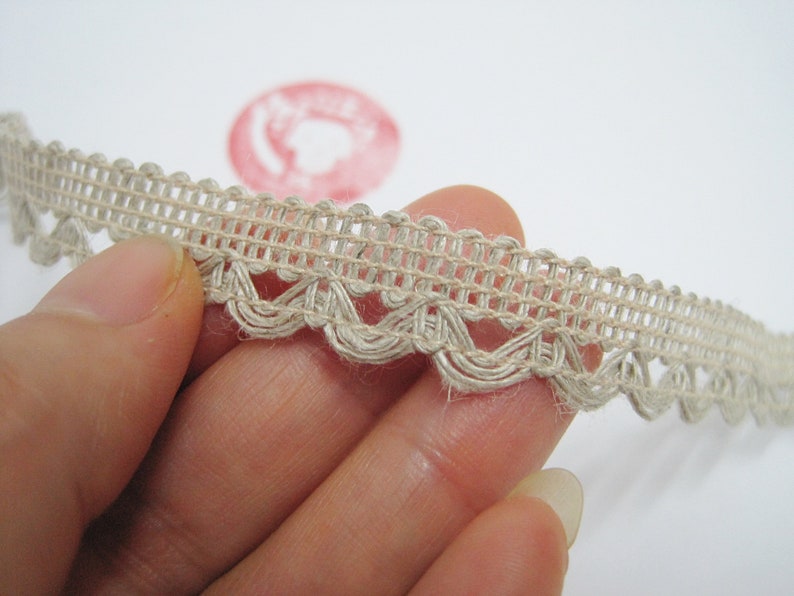 5 Yards Linen Braided Trim Natural trim wholesale trims | Etsy