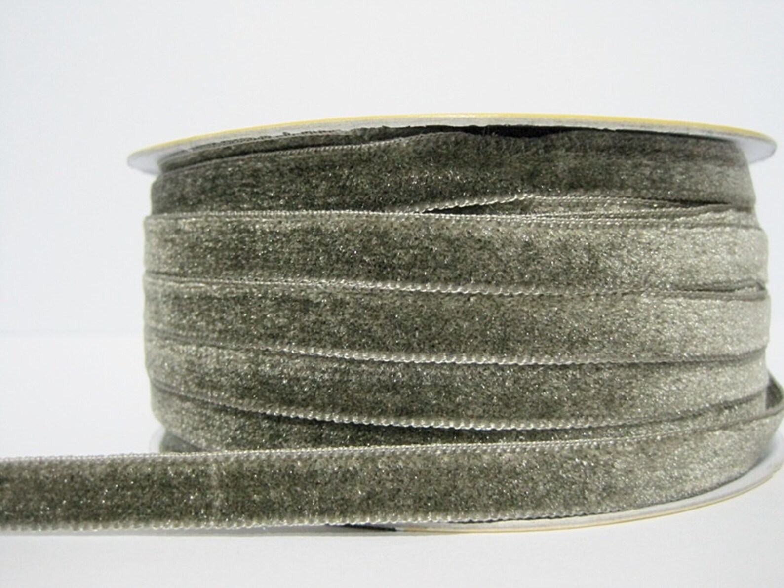 5 Yards 3/8 Light Gray Velvet Ribbon Gray Ribbon | Etsy