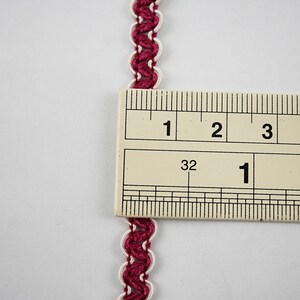 5 Yards Red Rick Rack, Rick Rack Trim, Zig Zag Trim, Zig Zag, Ric Rac ...