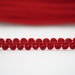 5 Yards 3/8" Red Gimp Braided Trim, Gimp Braid, Braided Cord, Braided ...
