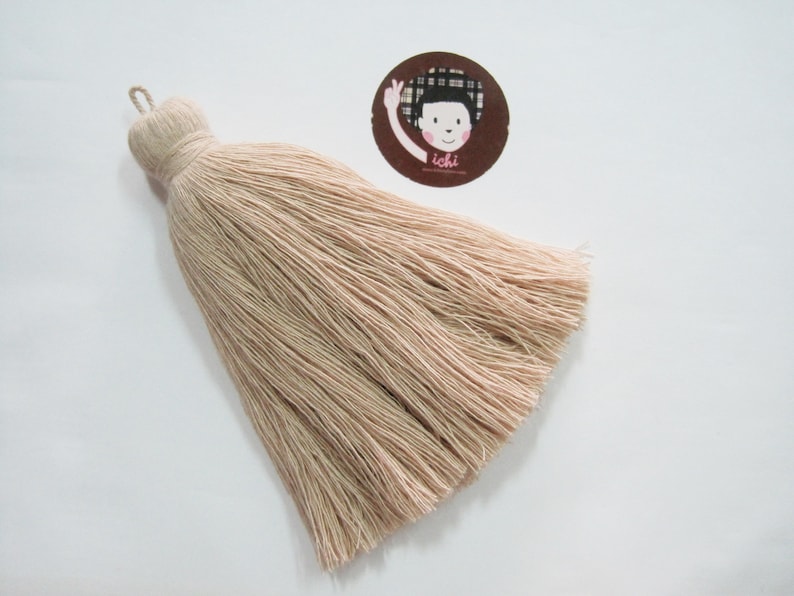100% Brown Cotton Tassel Organic Cotton Tassel Cotton - Etsy