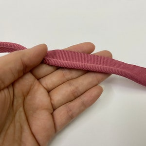 5 Yards Pink Lip Cord Piping, Edge Piping, Decorative Edging, Lip Cord ...