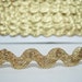 5 Yards White Gold Metallic Ruffle Elastic Trim, Ruffle Trim, Elastic ...