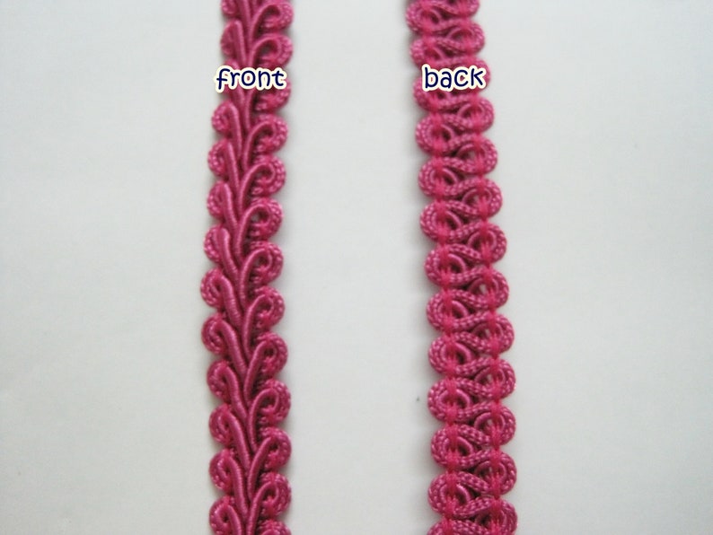 5 Yards 1/2 Hot Pink Gimp Braided Trim Gimp Braid | Etsy