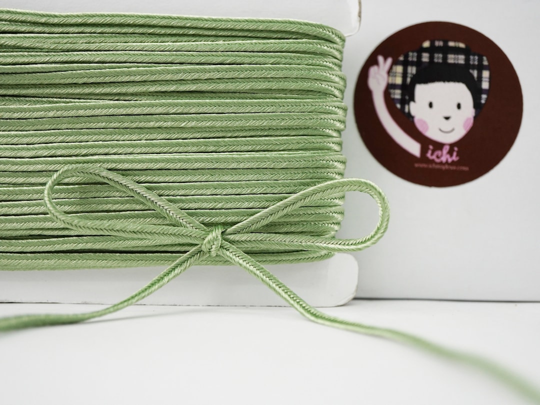 5 Yards 3 Mm Olive Green Soutache Braid, Braided Cord, Soutache Cord ...
