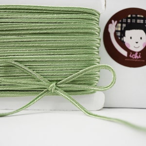 5 Yards 3 Mm Olive Green Soutache Braid, Braided Cord, Soutache Cord ...