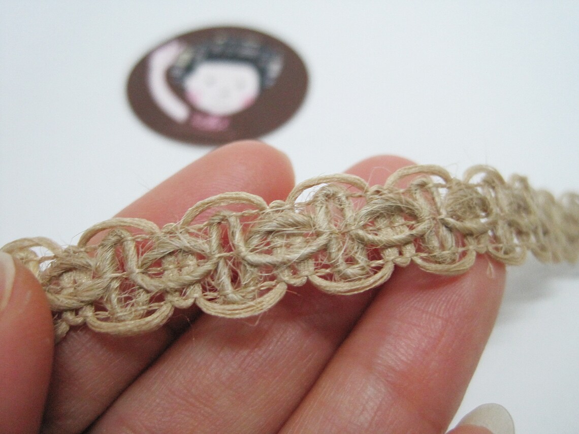 5 Yards 3/8 Jute Trim Jute Braid wholesale trim Jute | Etsy