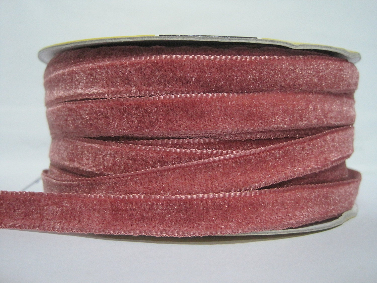 5 yards 3/8 Rose Pink Velvet Ribbon Pink Velvet Ribbon | Etsy