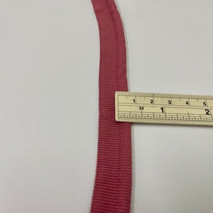 5 Yards Pink Lip Cord Piping, Edge Piping, Decorative Edging, Lip Cord ...