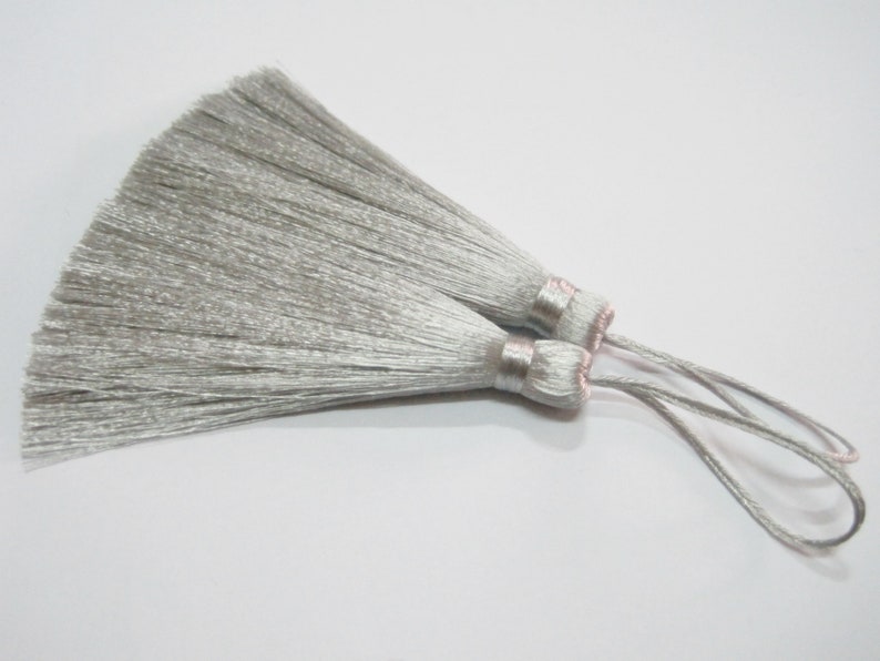 10 Pcs Silver SP28 Long Tassel Wholesale Tassels Tassel - Etsy