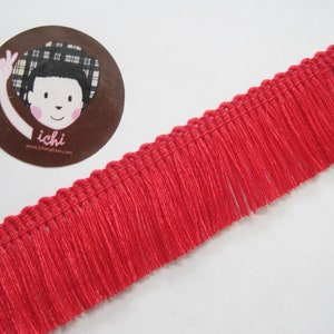 5 Yards Red Cotton Tassel Trim, Red Trim, Red Tassel Fringe, Wholesale ...