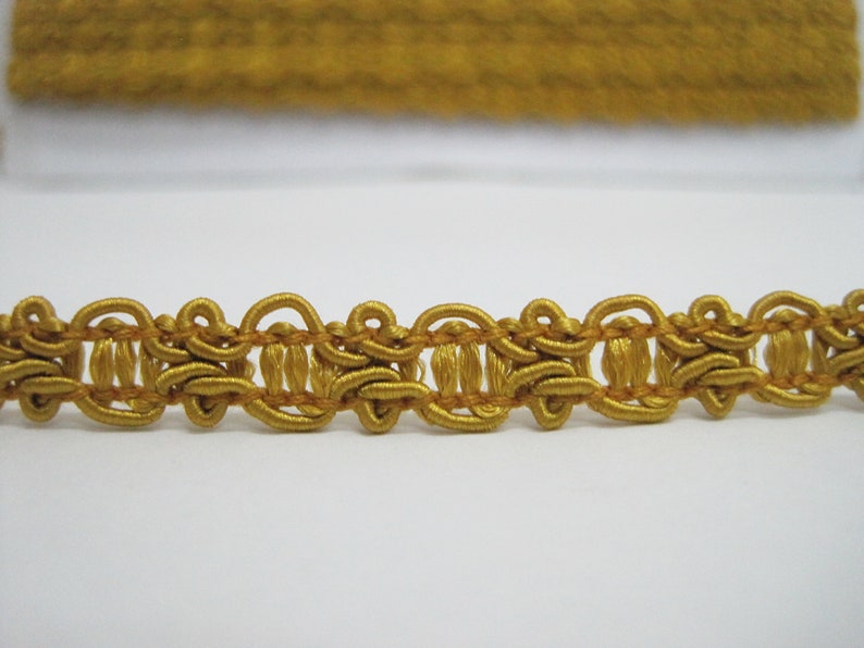 5 Yards 5/16 Classic Gold Braided Trim Gimp Braid - Etsy
