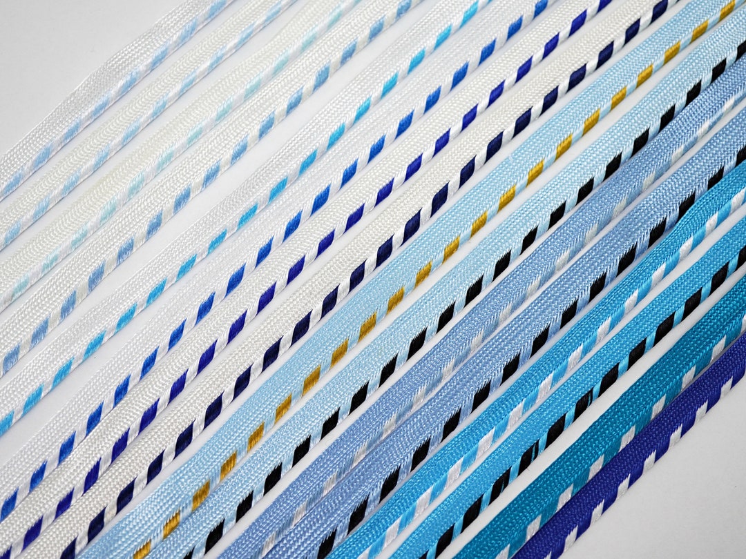 5 Yards Blue Lip Cord Piping, Edge Piping, Decorative Edging, Lip Cord ...