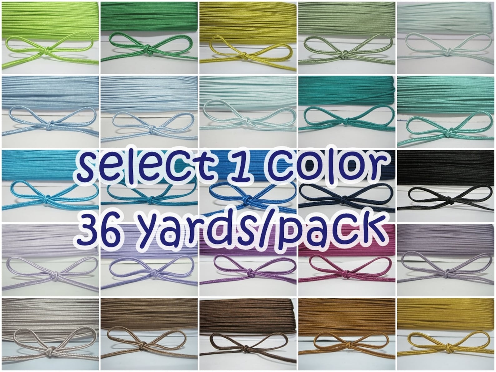 1 Pack 36 Yards 3 Mm Soutache Braid Braided Cord Soutache | Etsy