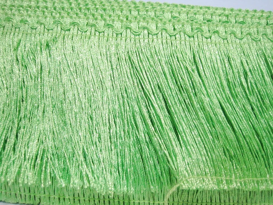 1 Yard 3 Lime Green Chainette Fringe Green Trim Fringe - Etsy