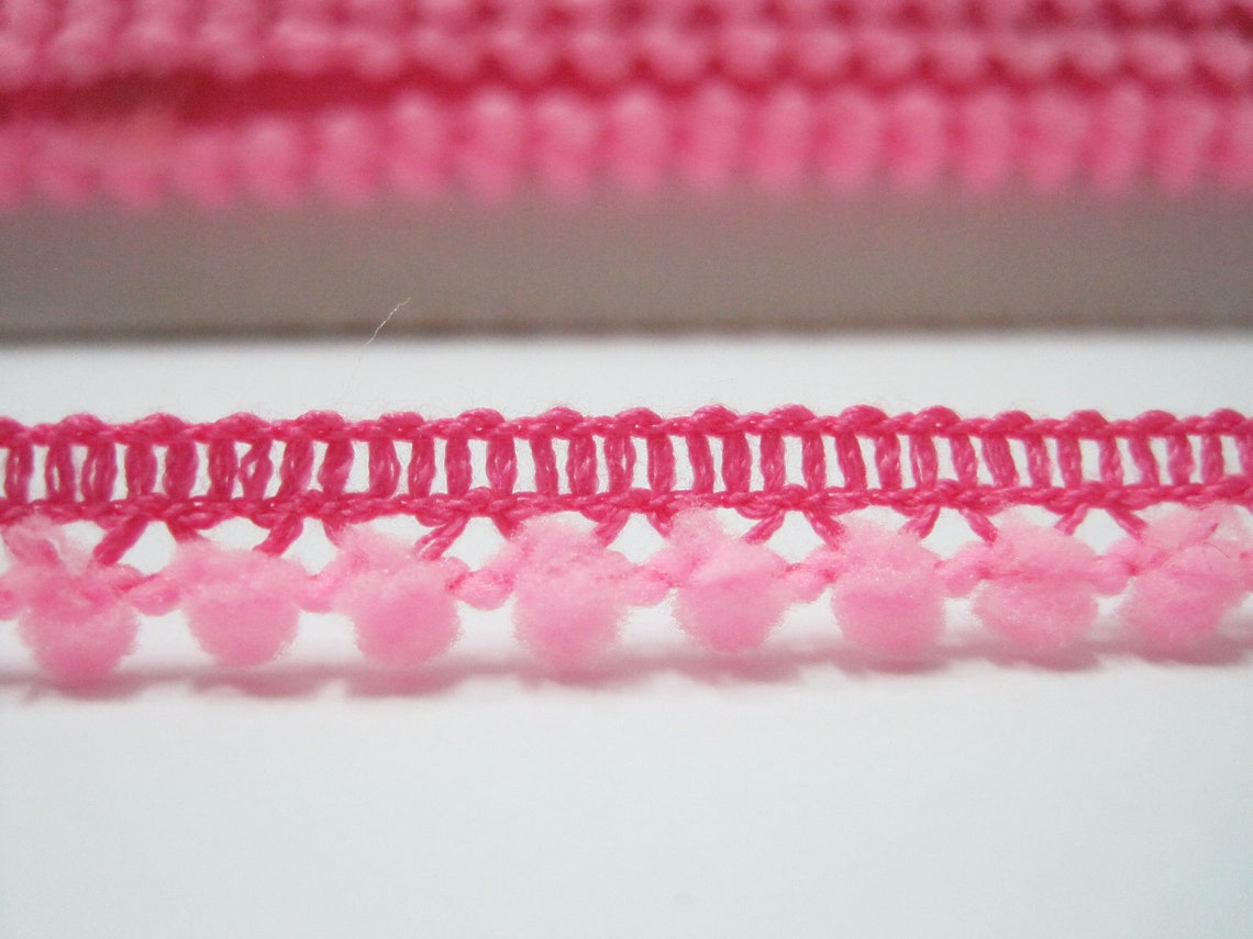 5 Yards Pink Tiny Pom Pom Trim Mini Pom Pom Trim Tiny Pom - Etsy