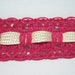 5 Yards Hot Pink Lace Trim With Vanilla Ribbon Insert, Lace Trim, Lace ...
