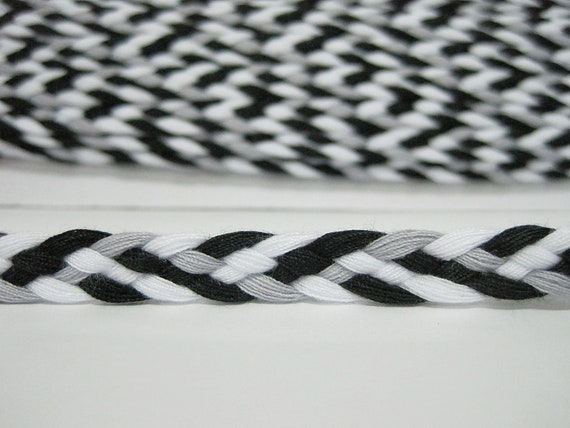 5 Yards Braided Trim Multicolored Trim Flat Braided Cord | Etsy