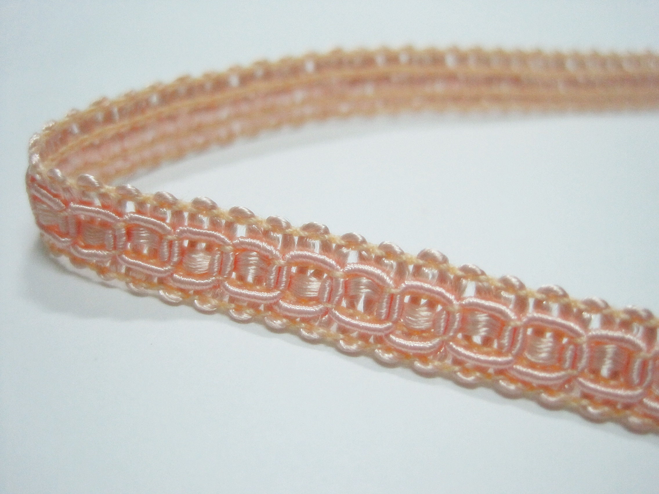 5 Yards 5/16 Braid Trim Peach Pink Braid trim Gimp | Etsy