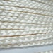 5 Yards 1/4" Braided Cord, Cream Cord, Flat Braided Cord, Flat Cord ...
