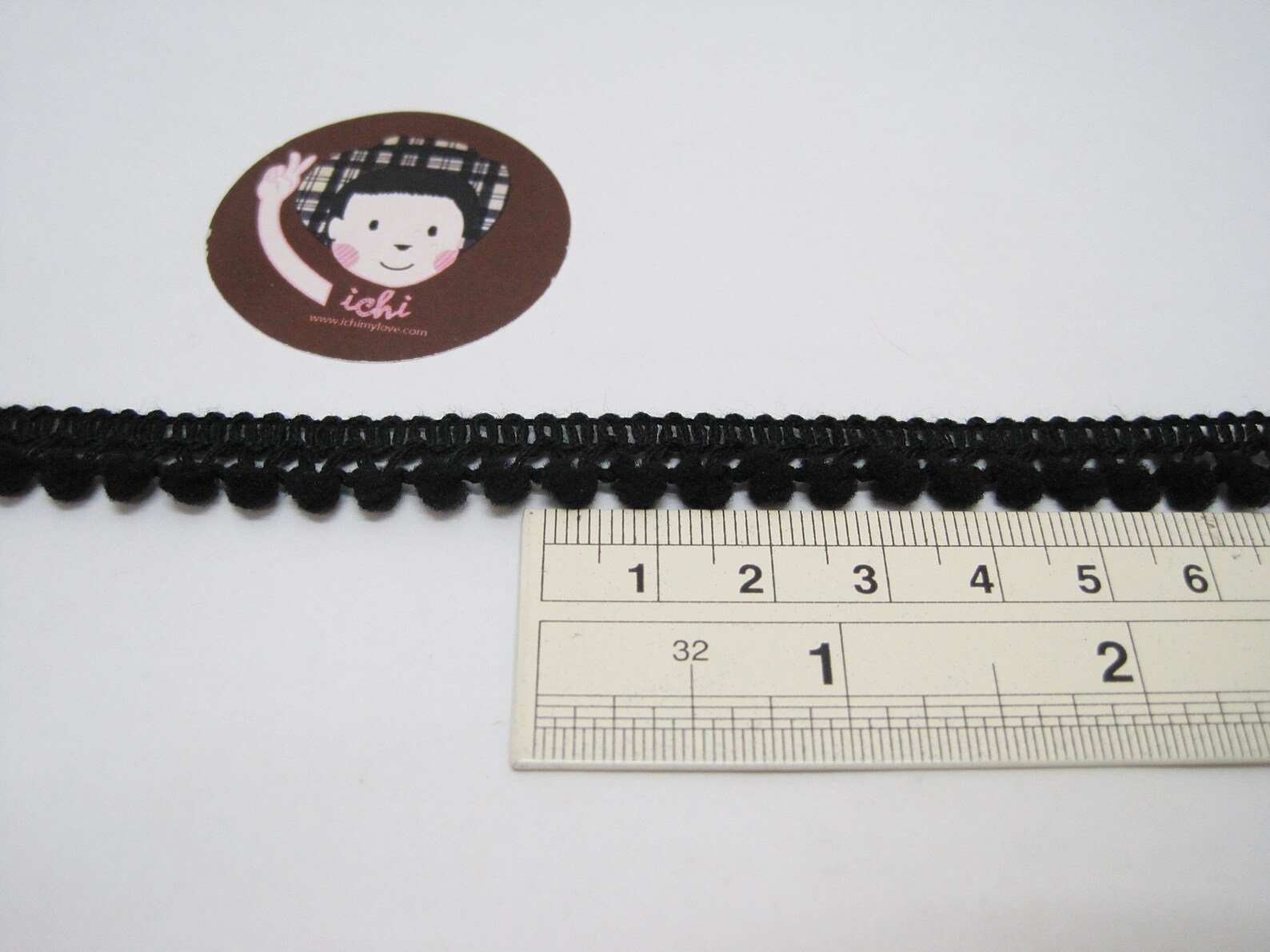 5 Yards Black Tiny Pom Pom Trim Mini Pom Pom Trim Tiny Pom | Etsy