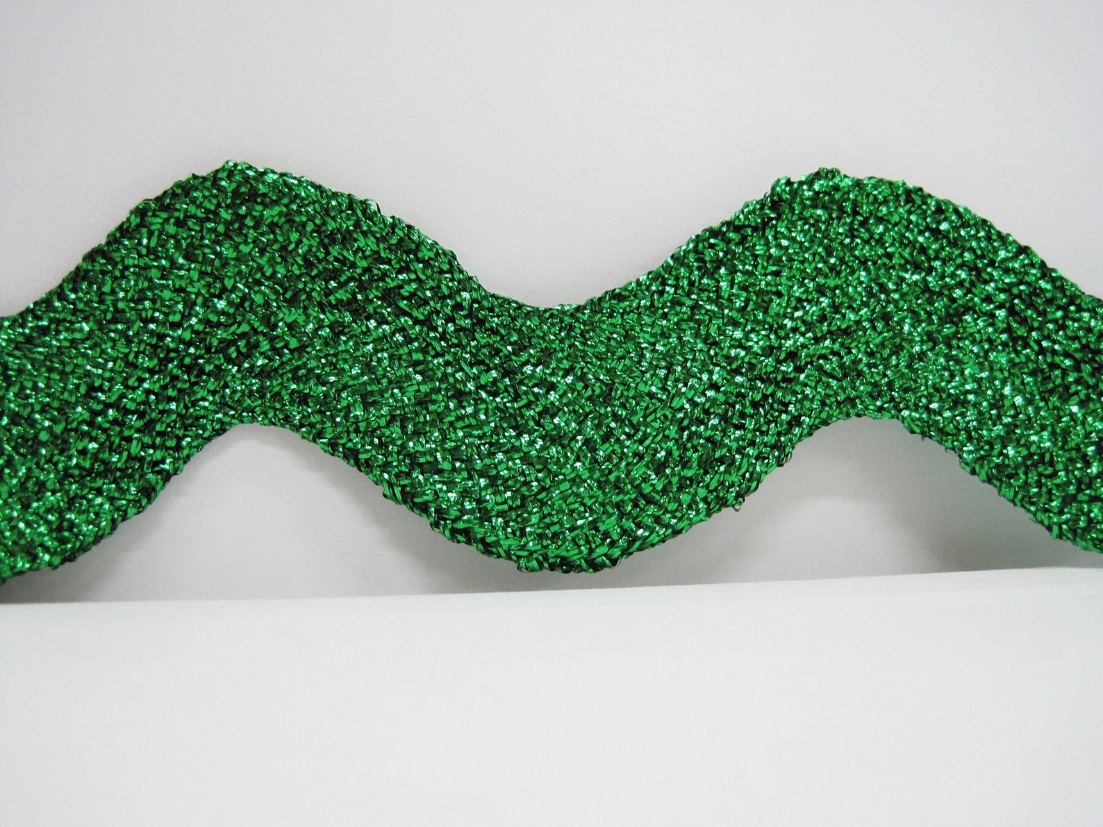 5 Yards Green Jumbo Metallic Rick Rack Trim Metallic Rick - Etsy