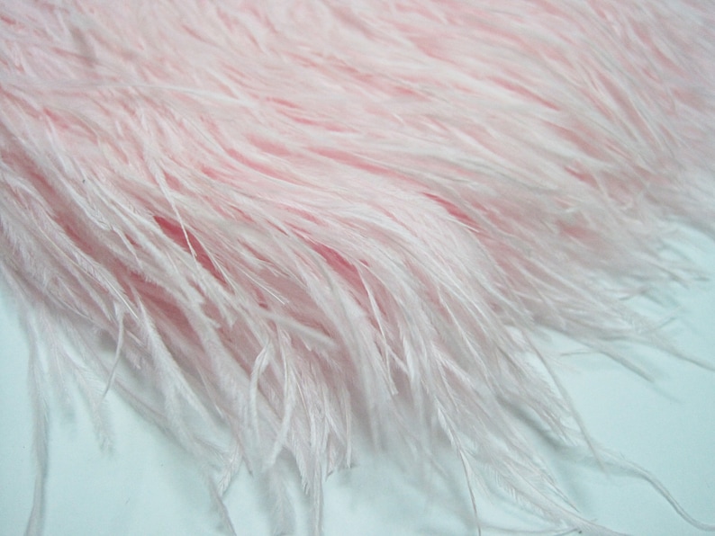 1 Yard Ostrich Trim, Sweet Pink Fringe, Ostrich Feather, Ostrich ...