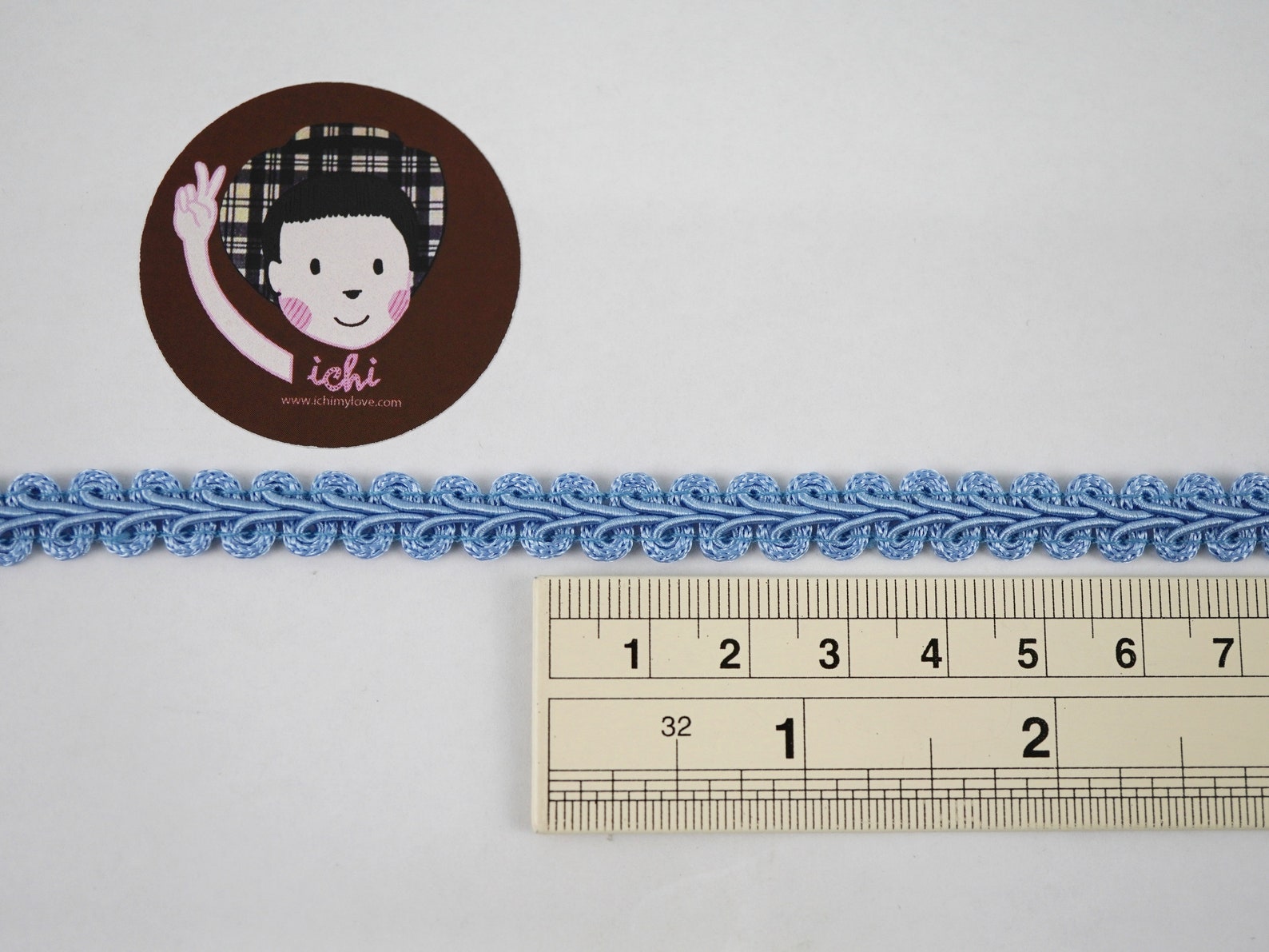 5 Yards 3/8 Sky Blue Gimp Braided Trim Gimp Braid - Etsy