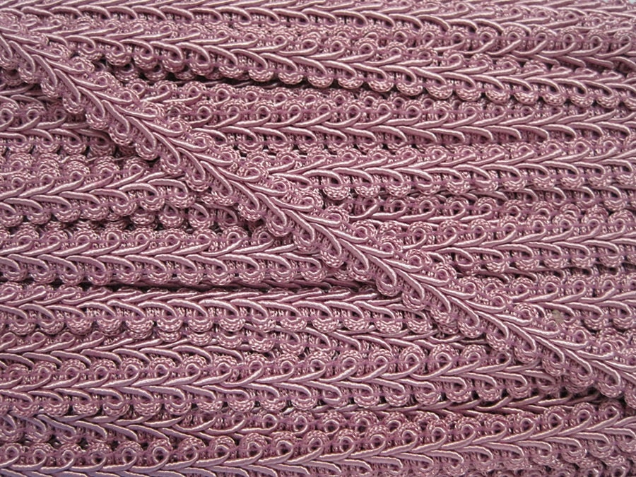 5 Yards 1/2 Mauve Pink Gimp Braided Trim Gimp Braid - Etsy